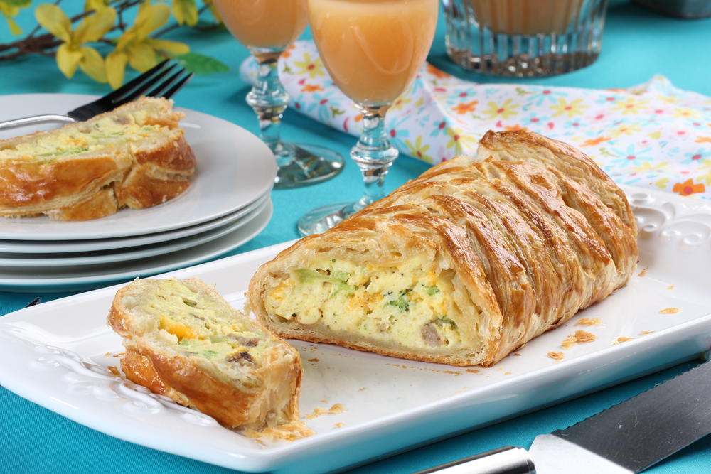 Sausage and Broccoli Strudel | MrFood.com