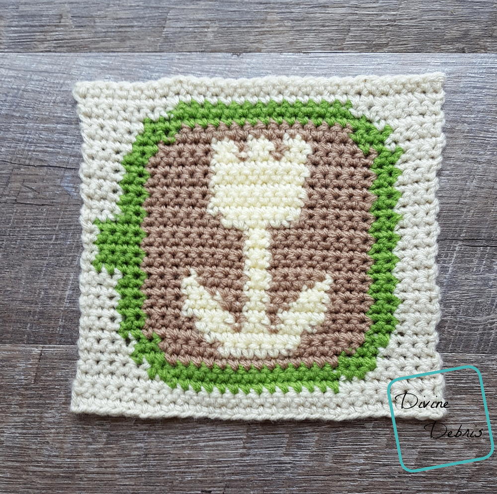 Tulip Coffee Tapestry Square | FaveCrafts.com