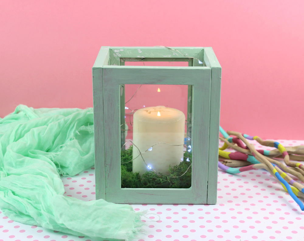 DIY Cute Lantern Upcycle | DIYIdeaCenter.com