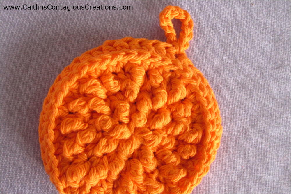 Bumpy Face Scrubby | AllFreeCrochet.com