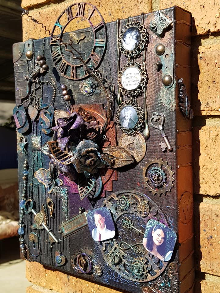 DIY Textured Collage | FaveCrafts.com