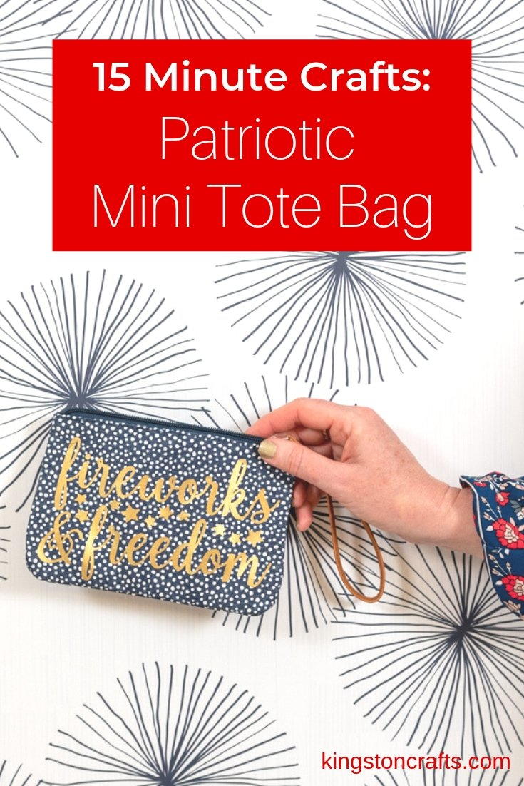 DIY Custom Mini Tote Bag | DIYIdeaCenter.com