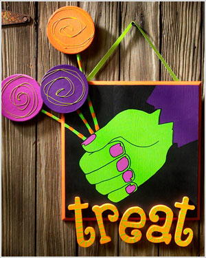 Frankenstein Plaque DIY | DIYIdeaCenter.com
