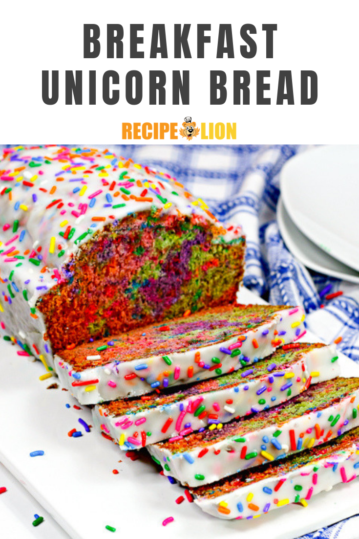 Breakfast Unicorn Bread | RecipeLion.com