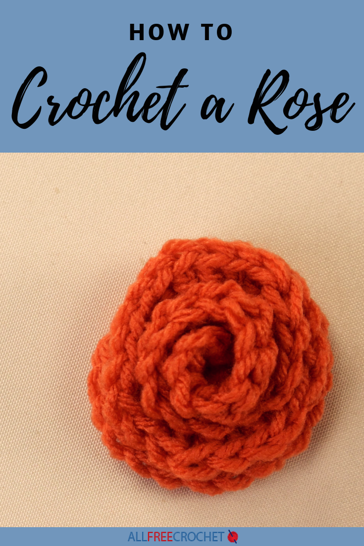 Crochet Rose Pattern (Video Tutorial) | AllFreeCrochet.com