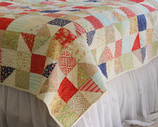 Avalon Scrappy Summer Quilt | FaveQuilts.com