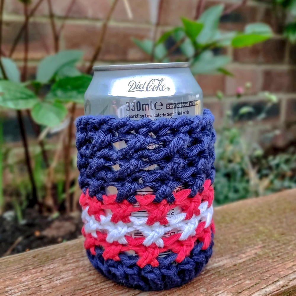 X's Can and Glass Bottle Cozy | AllFreeCrochet.com