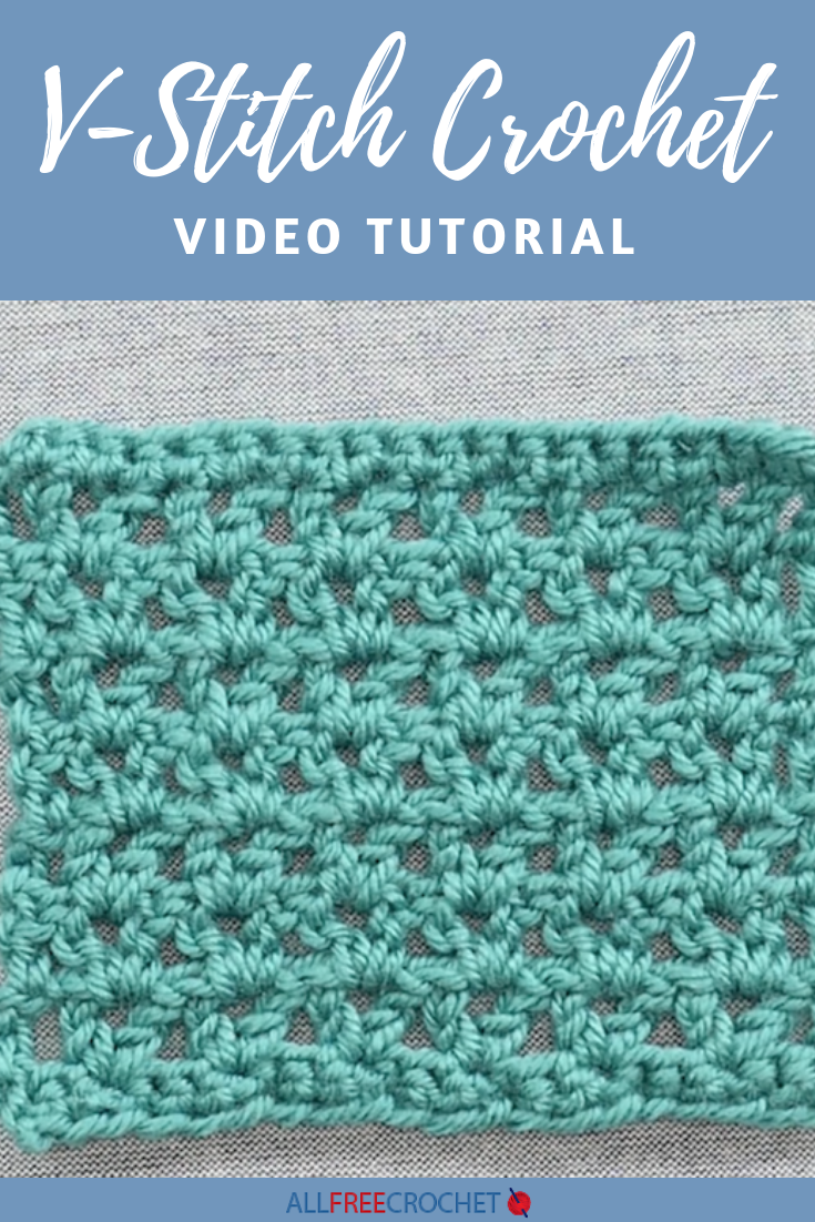V-Stitch Crochet Video Tutorial | AllFreeCrochet.com