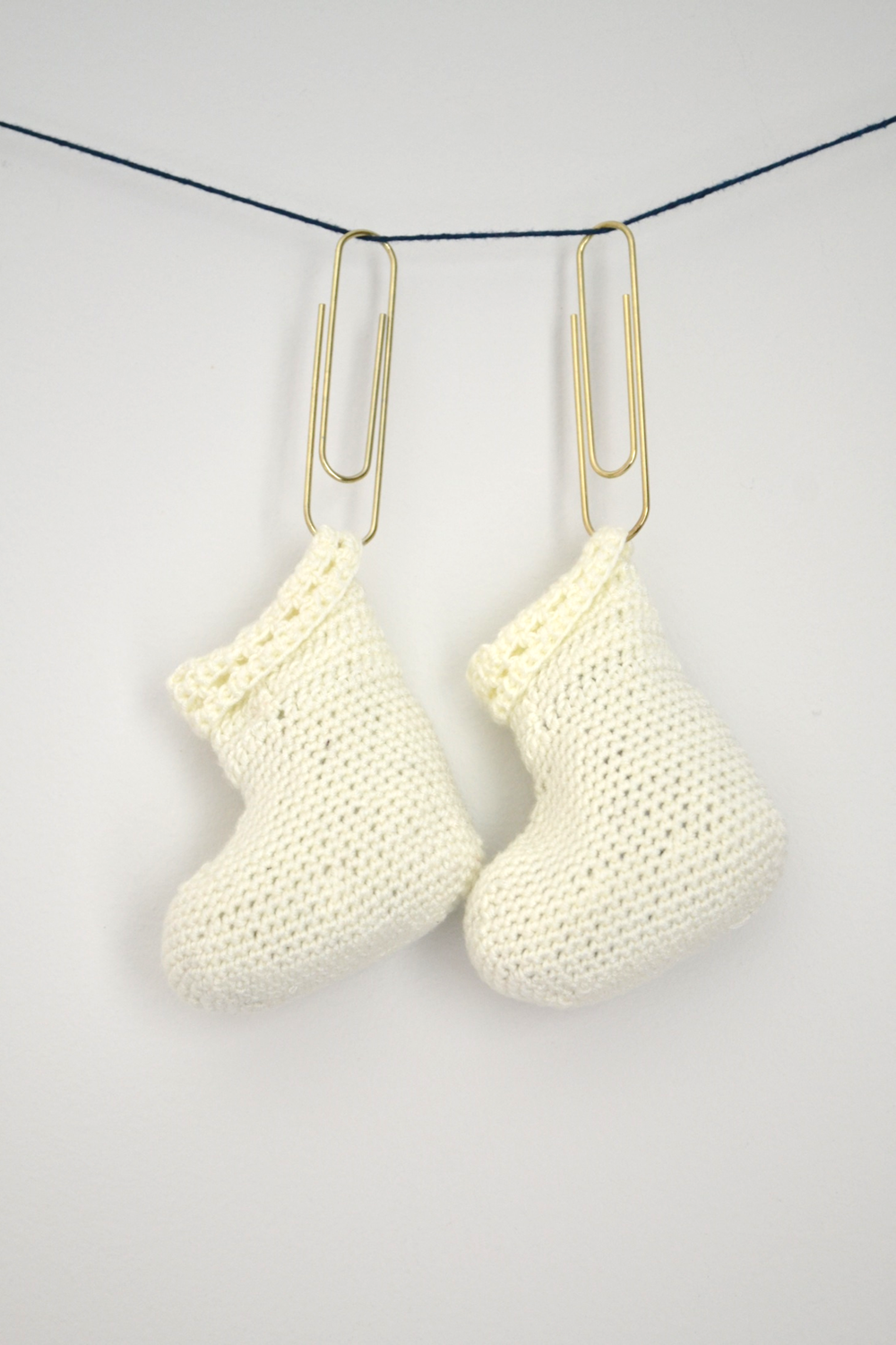 Happy Feet Baby Socks | AllFreeCrochet.com