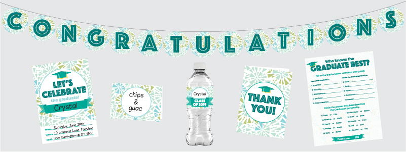 Printable Graduation Party Decorations | AllFreeKidsCrafts.com