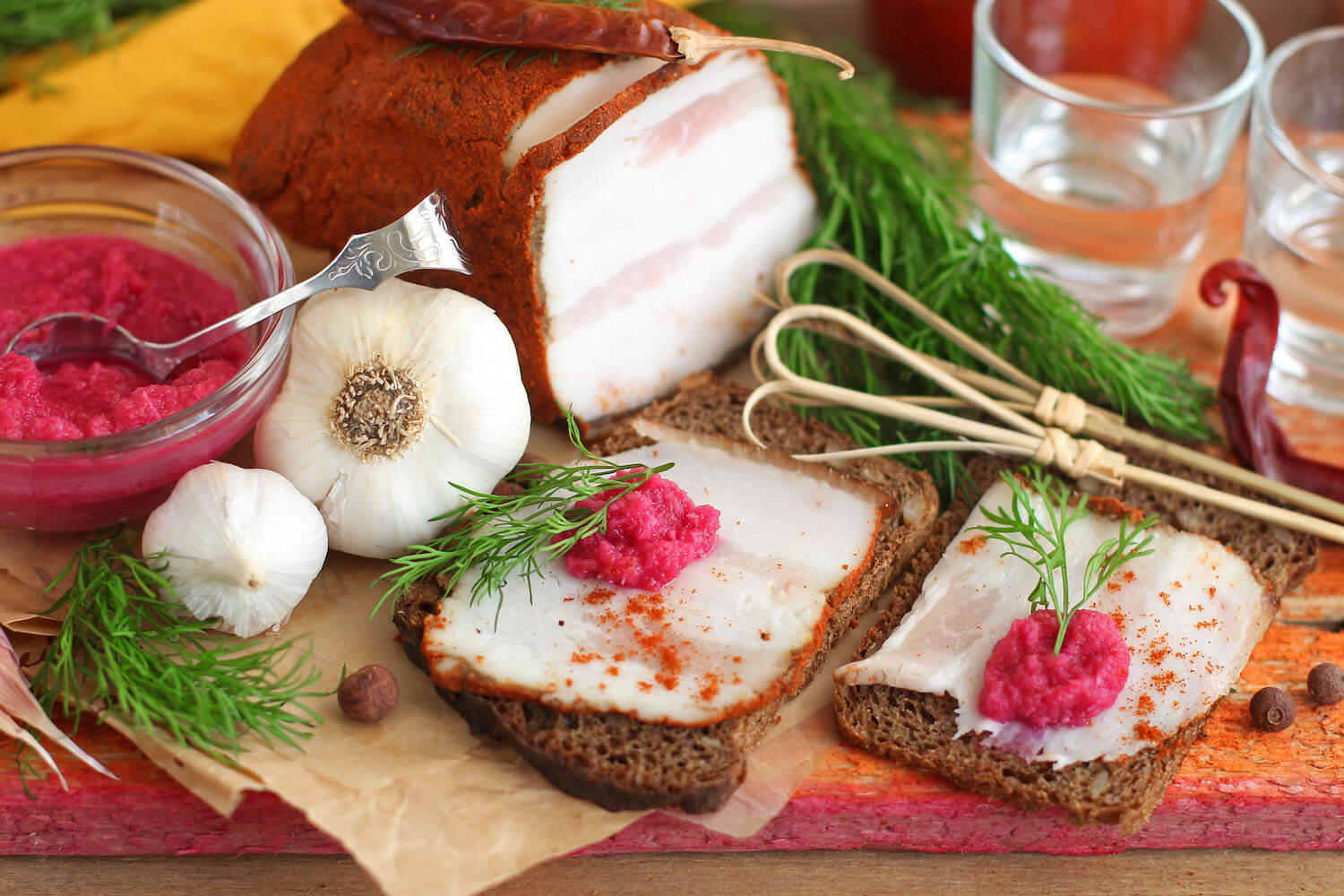 Hungarian Pork Lard (Salo) | AllFreeCopycatRecipes.com