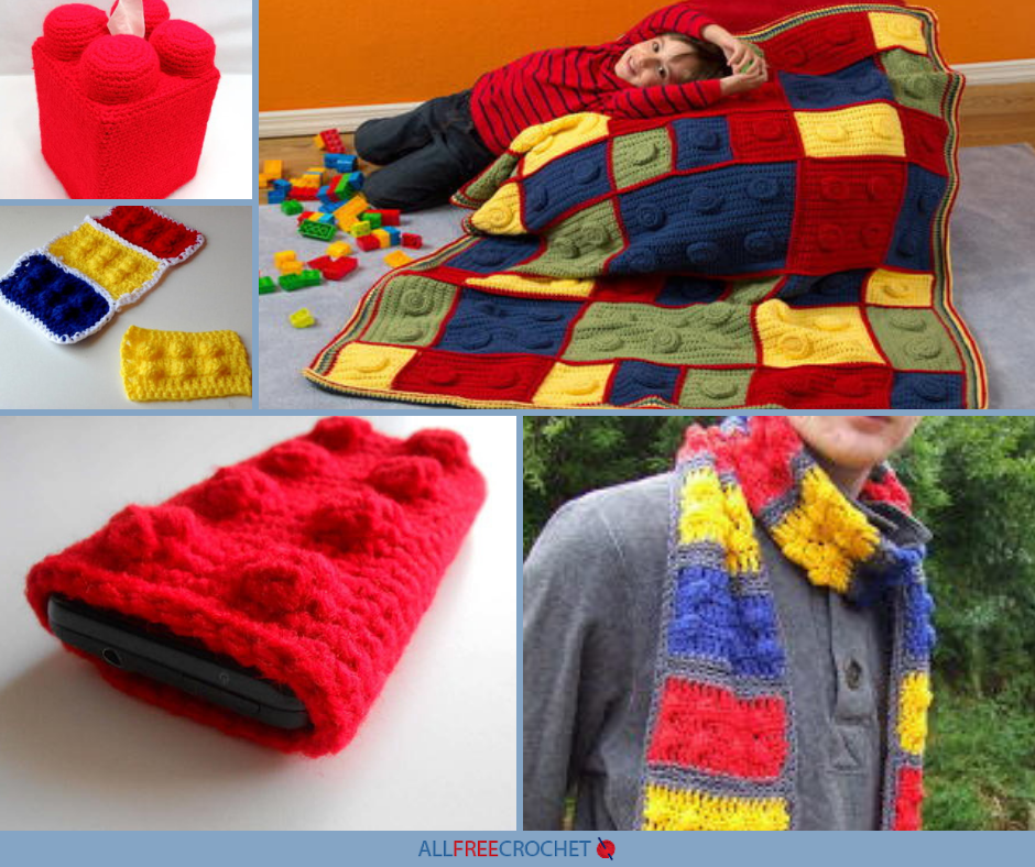 Ultimate Legoland: 10 Lego Patterns to Crochet | AllFreeCrochet.com