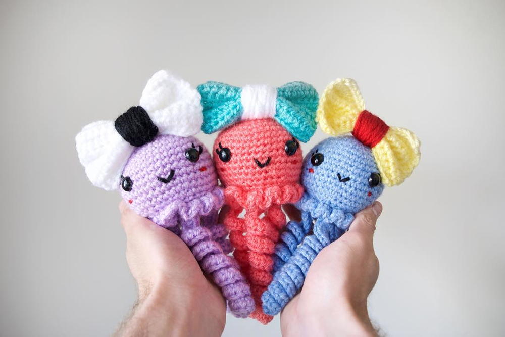 Crochet Jellyfish | AllFreeCrochet.com