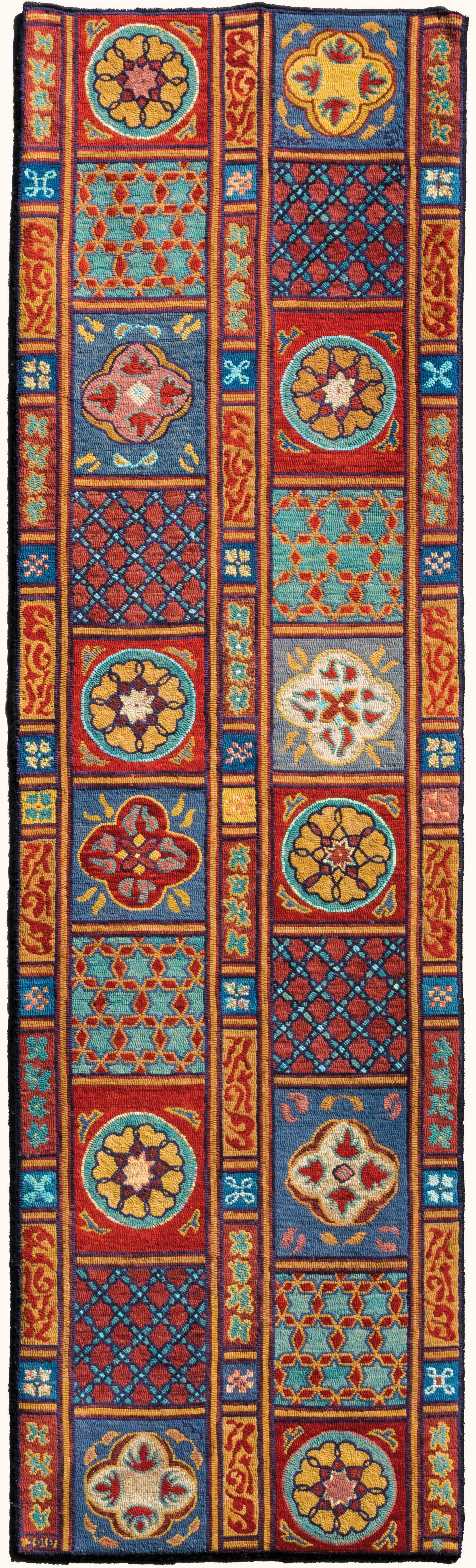 Arabic Patchwork | rughookingmagazine.com