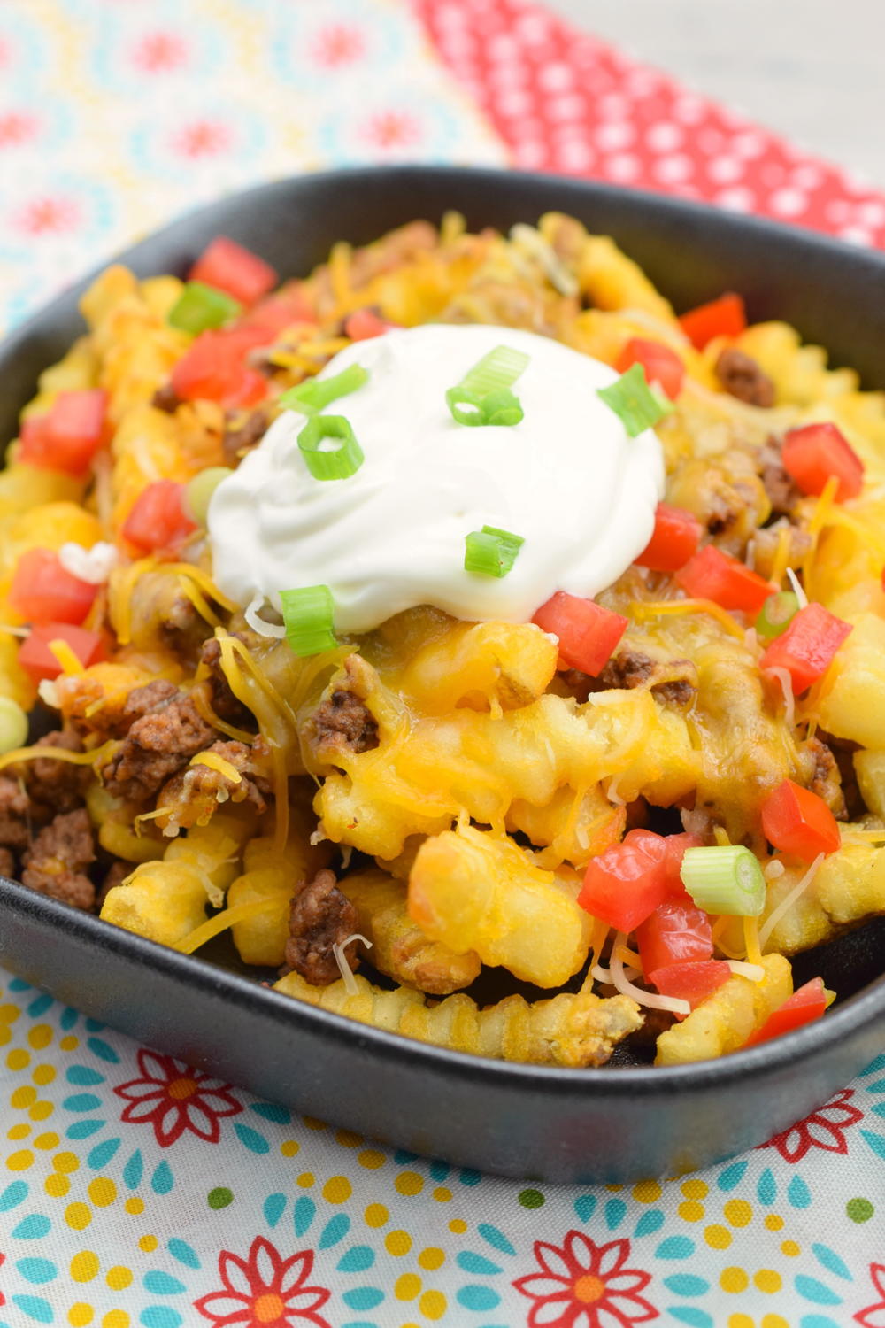 Air Fryer Taco Fries | RecipeLion.com