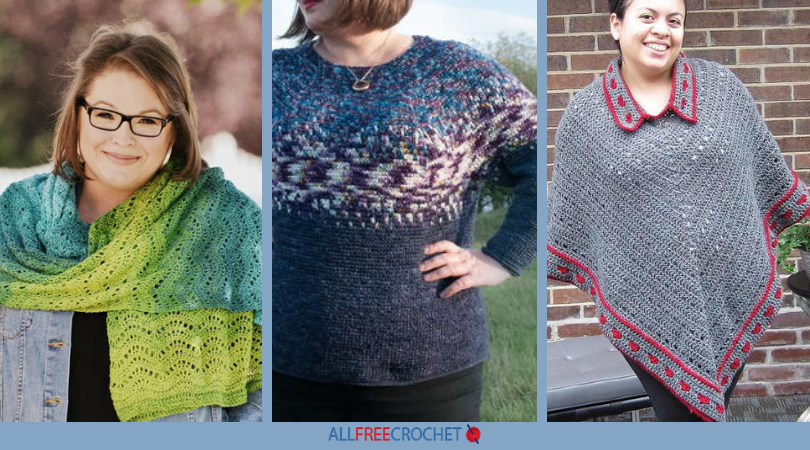 40 Plus Size Crochet Patterns Xs 5xl