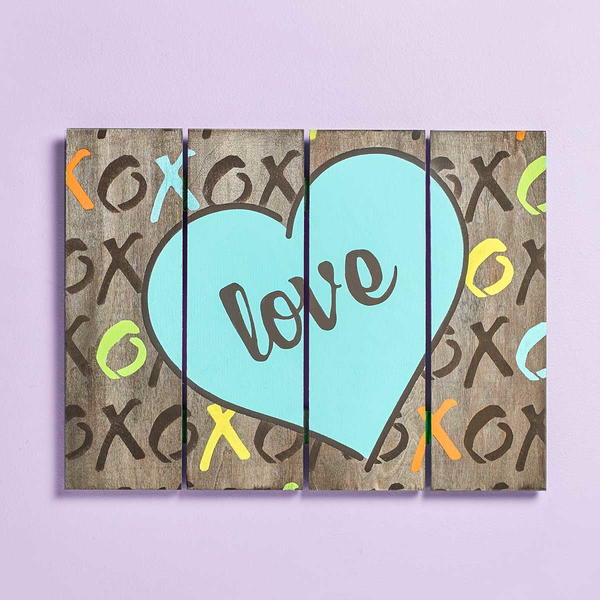 XOXO Love Pallet Sign DIY | DIYIdeaCenter.com