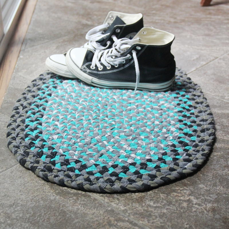 Braided T-Shirt Rug | FaveCrafts.com