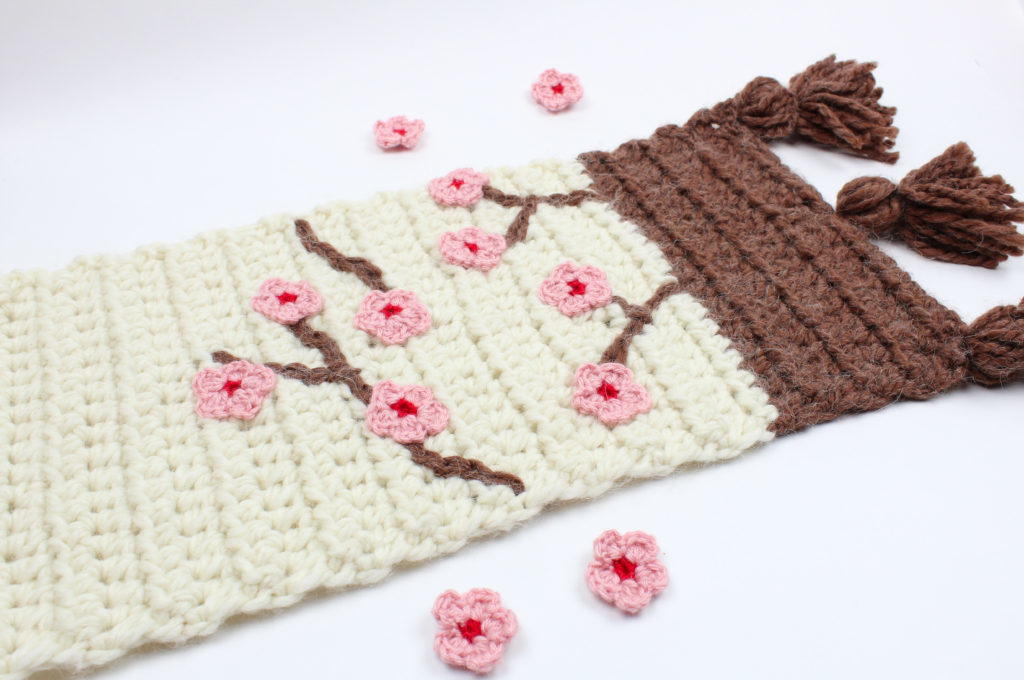 Sakura Scarf | FaveCrafts.com