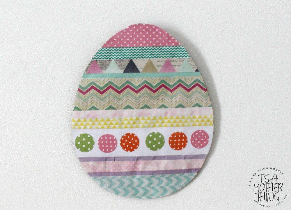 Washi Tape Easter Egg Craft | AllFreeHolidayCrafts.com
