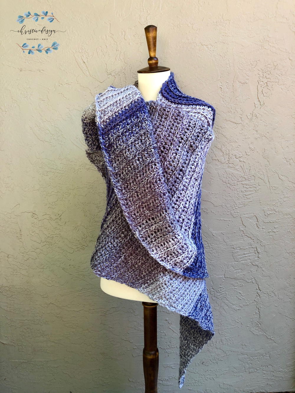 Storm Ridge Wrap | AllFreeCrochet.com