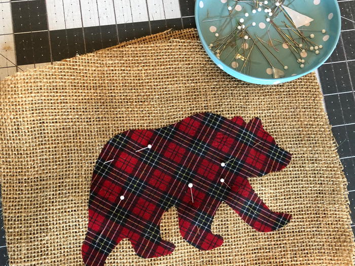 Rustic Burlap Bear Christmas Ornaments | FaveCrafts.com