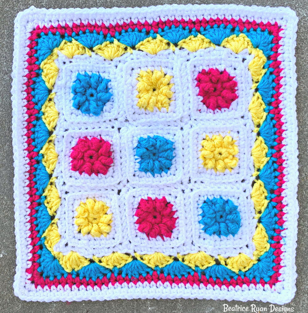 Summer Circus Square | AllFreeCrochet.com