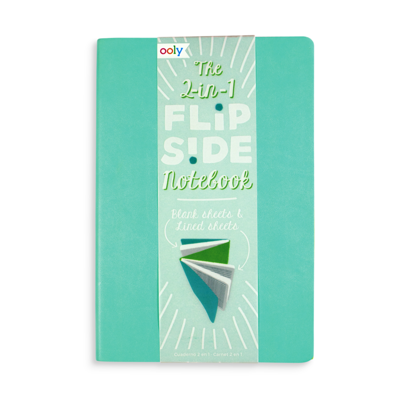 2-in-1 OOLY Flipside Notebook | AllFreeHolidayCrafts.com