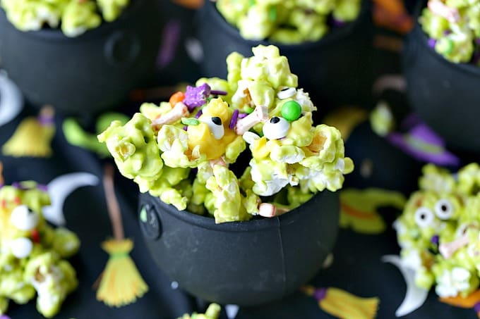 Halloween Cauldron Corn | TheBestDessertRecipes.com