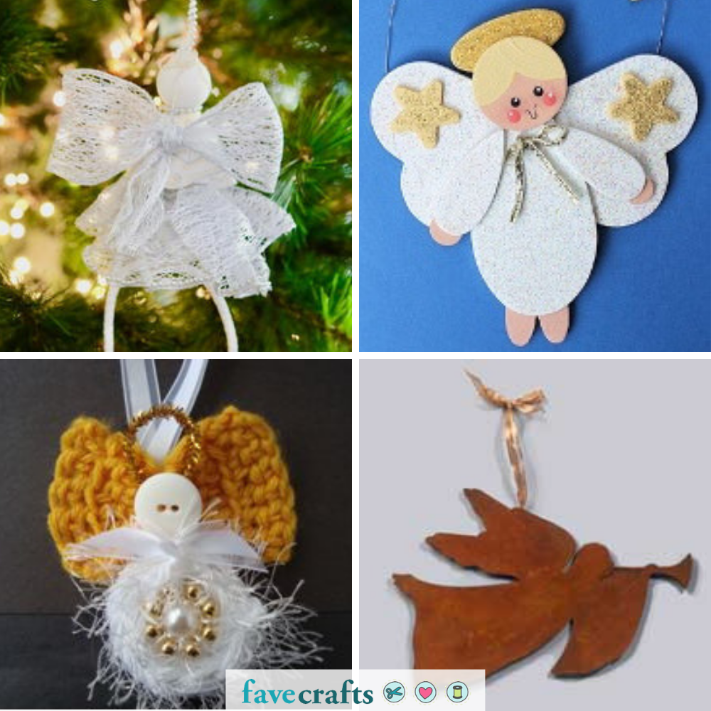Heavenly Christmas Trees: 13 Easy Angel Ornaments to Make | FaveCrafts.com
