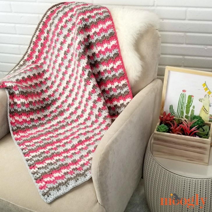 Sleepy Blocks Blankie | AllFreeCrochet.com