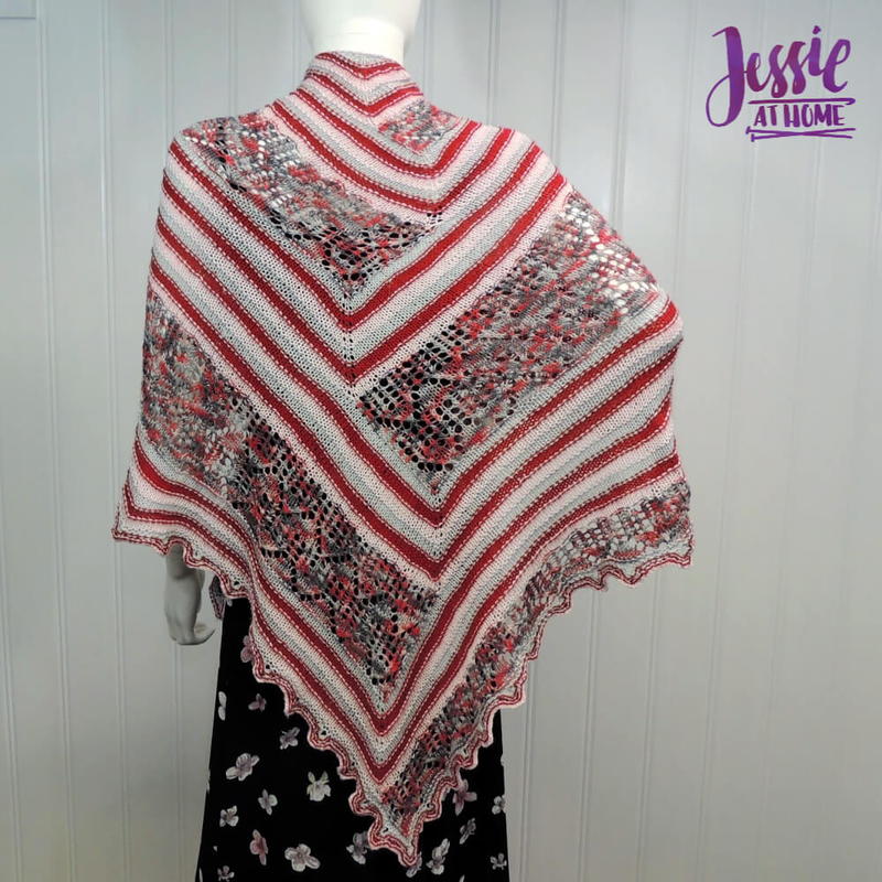 Fall Houses Lace Shawl | FaveCrafts.com