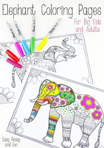 Cute Easter Bunny Coloring Pages | FaveCrafts.com