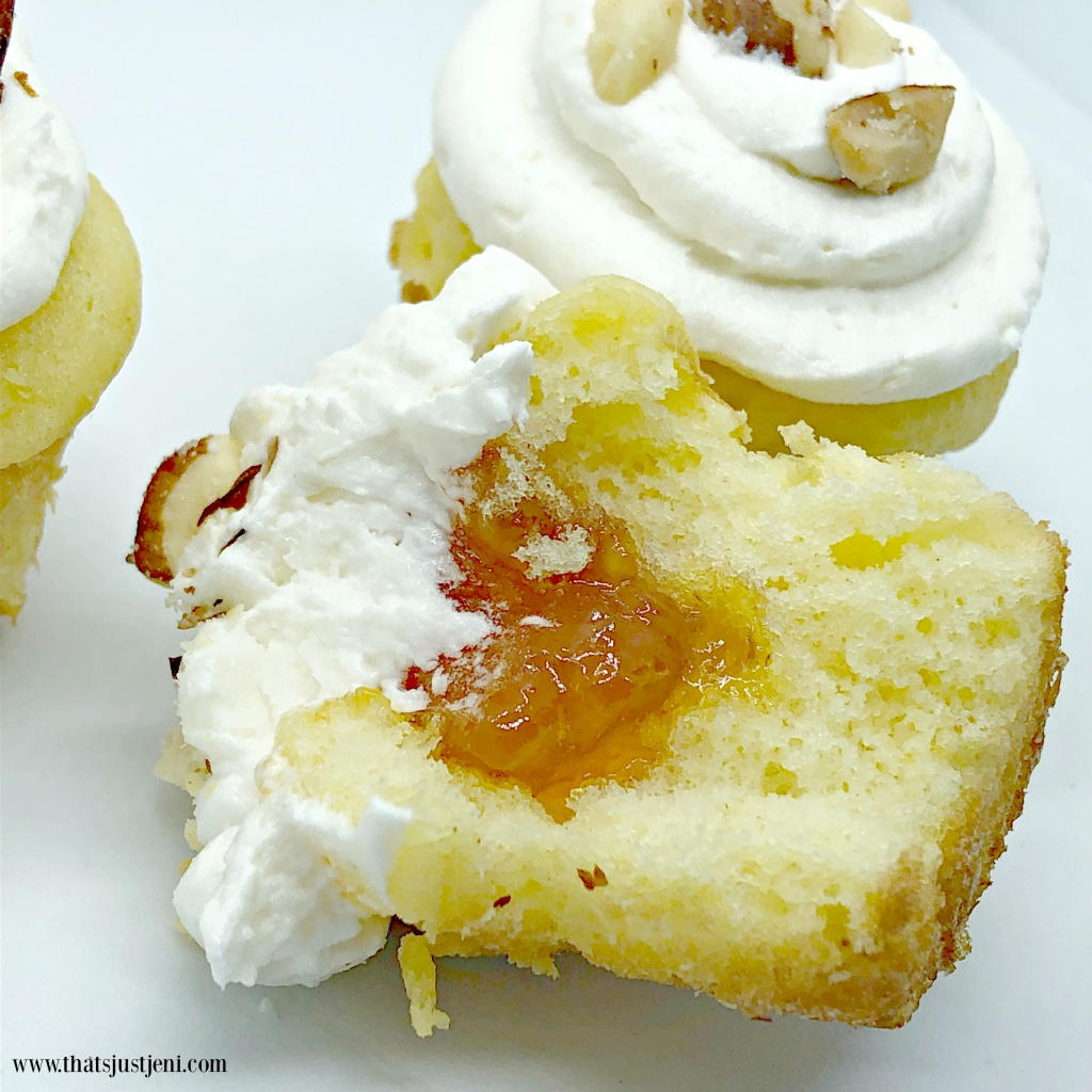 Almond Apricot Cupcakes | TheBestDessertRecipes.com
