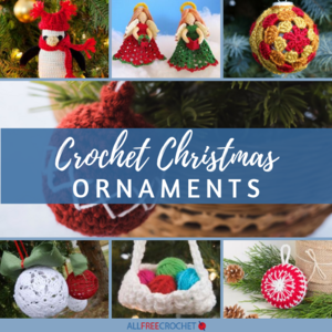 Crochet Christmas Ornament Cover | AllFreeCrochet.com