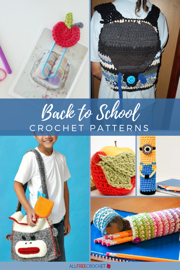 15 Back to School Crochet Patterns | AllFreeCrochet.com