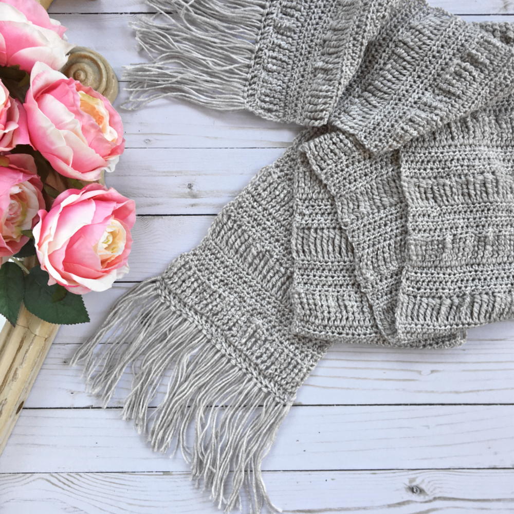 Sand Drift Scarf | AllFreeCrochet.com