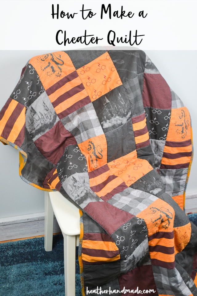 How to Sew a Cheater Quilt | AllFreeSewing.com