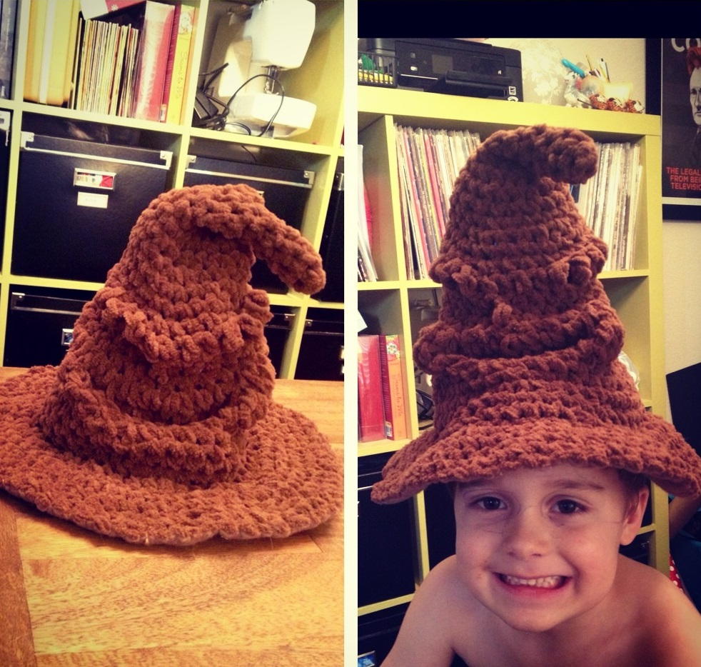 Harry's Favorite Sorting Hat | AllFreeCrochet.com