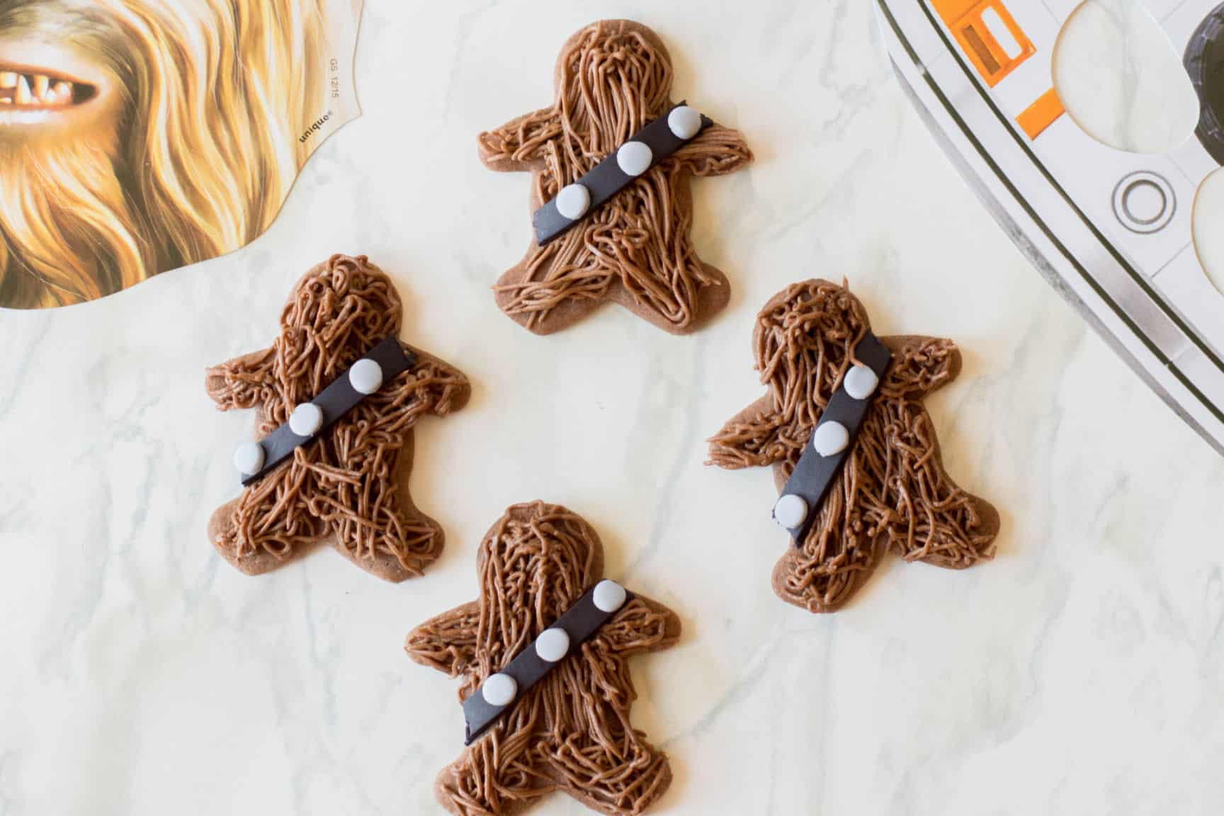 Wookie Cookies! Chewbacca Inspired Yumminess | RecipeLion.com