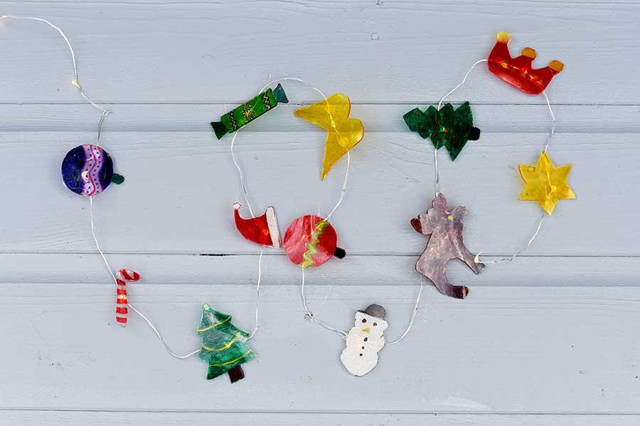 Fun Christmas String Lights | AllFreeHolidayCrafts.com