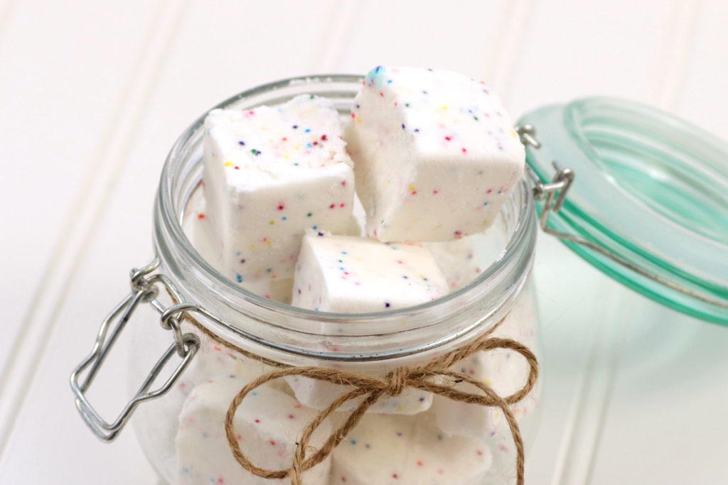Funfetti Bath Bomb Cubes | AllFreeHolidayCrafts.com