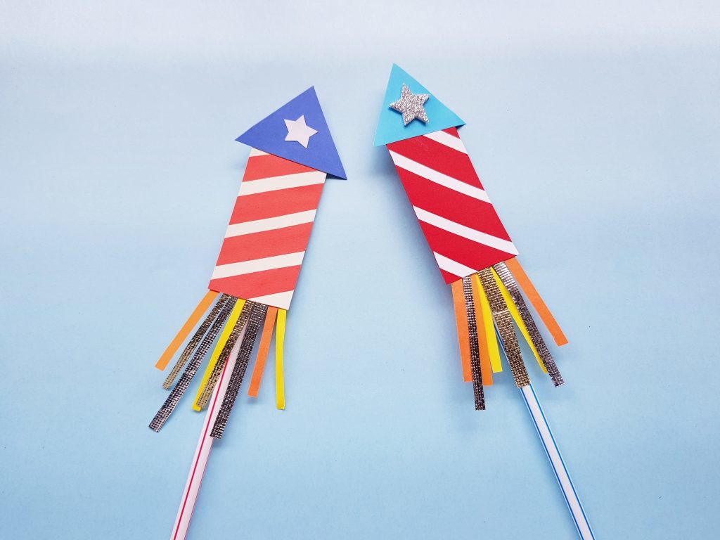 Paper Firecracker Craft | AllFreeKidsCrafts.com