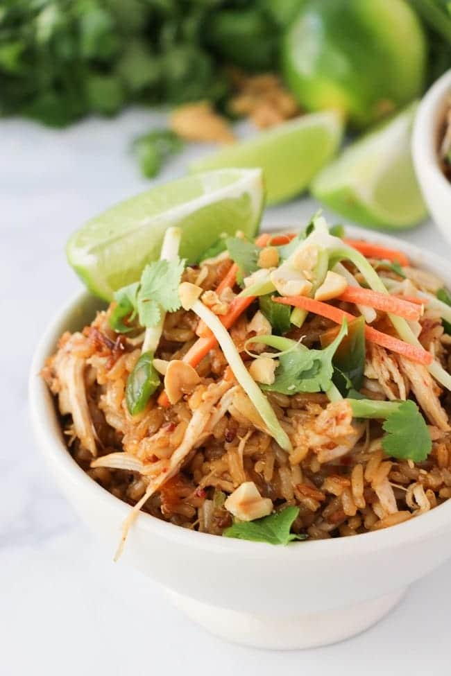 Instant Pot Thai Chicken Rice Bowls | RecipeLion.com