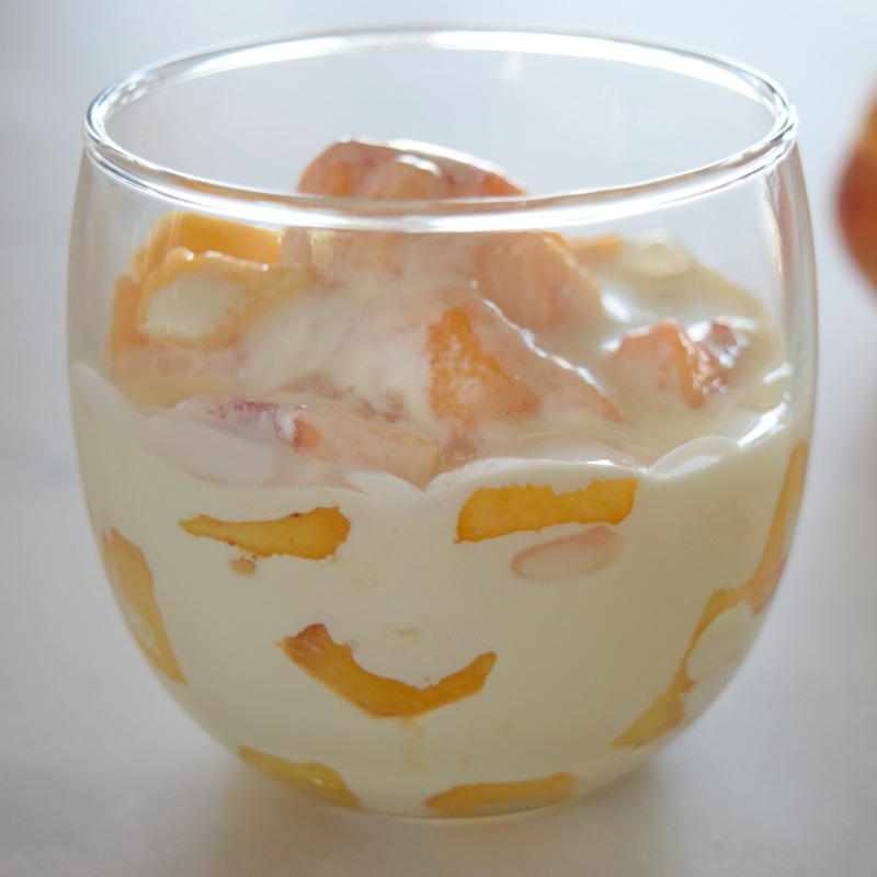 Perfect Peaches and Cream Recipe | TheBestDessertRecipes.com