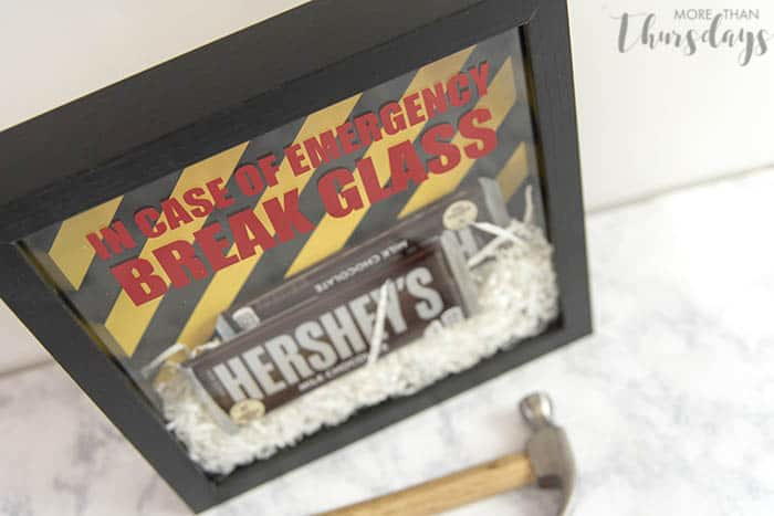 In Case of Emergency Shadow Box | FaveCrafts.com