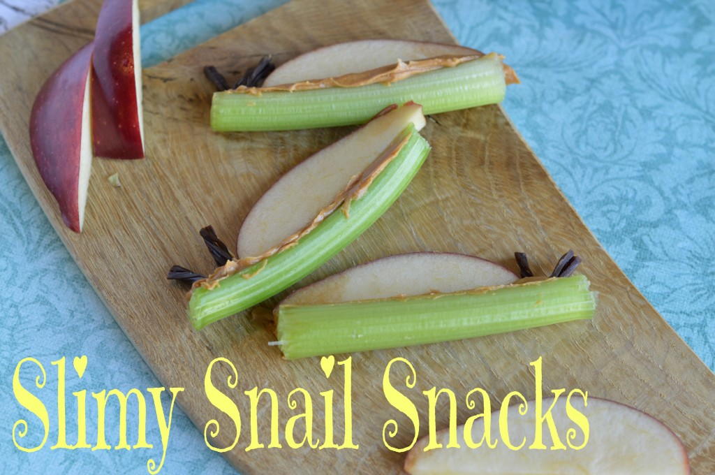 Super Slimy Snail Snacks | FaveHealthyRecipes.com