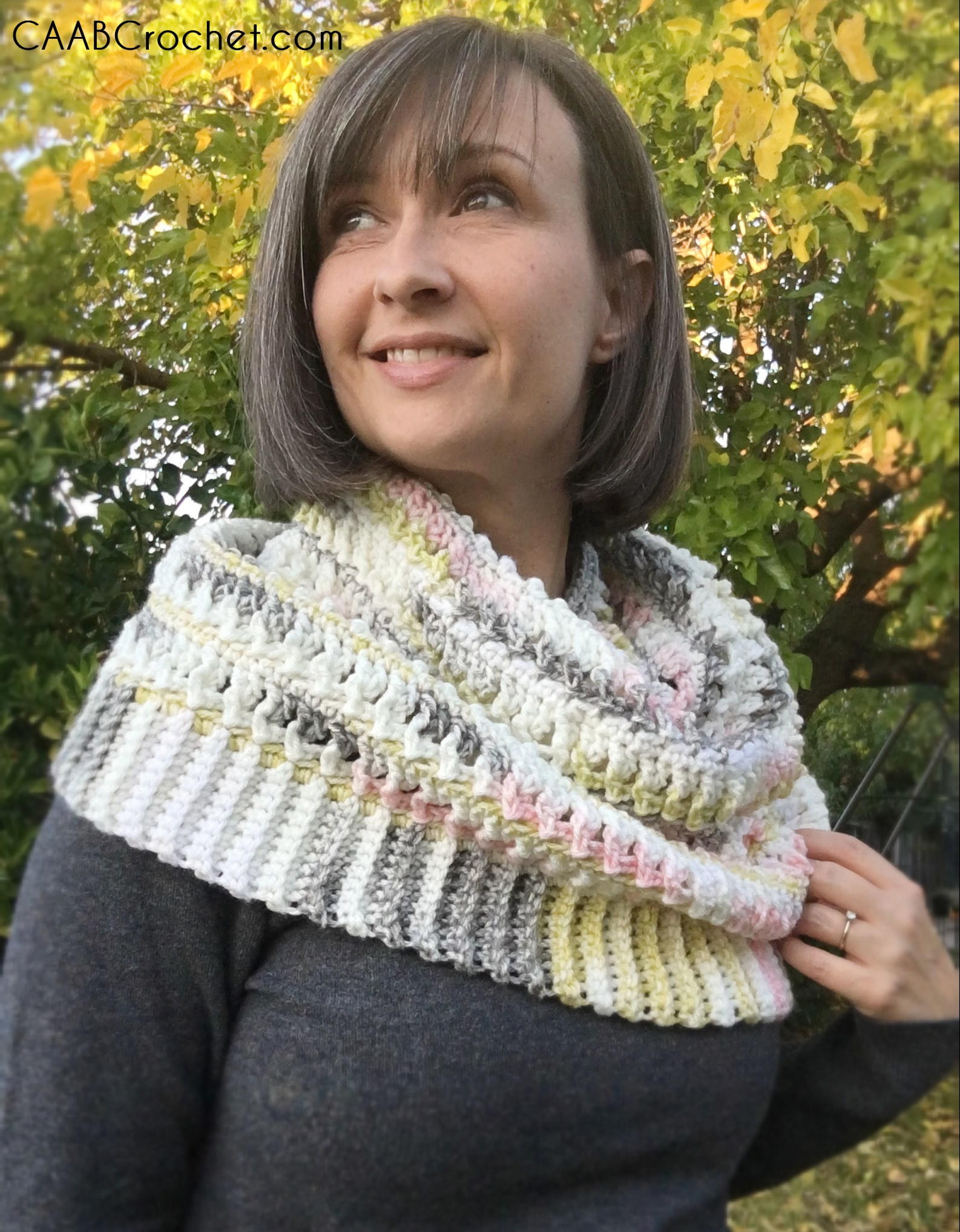 Twisted Chains Cowl | AllFreeCrochet.com
