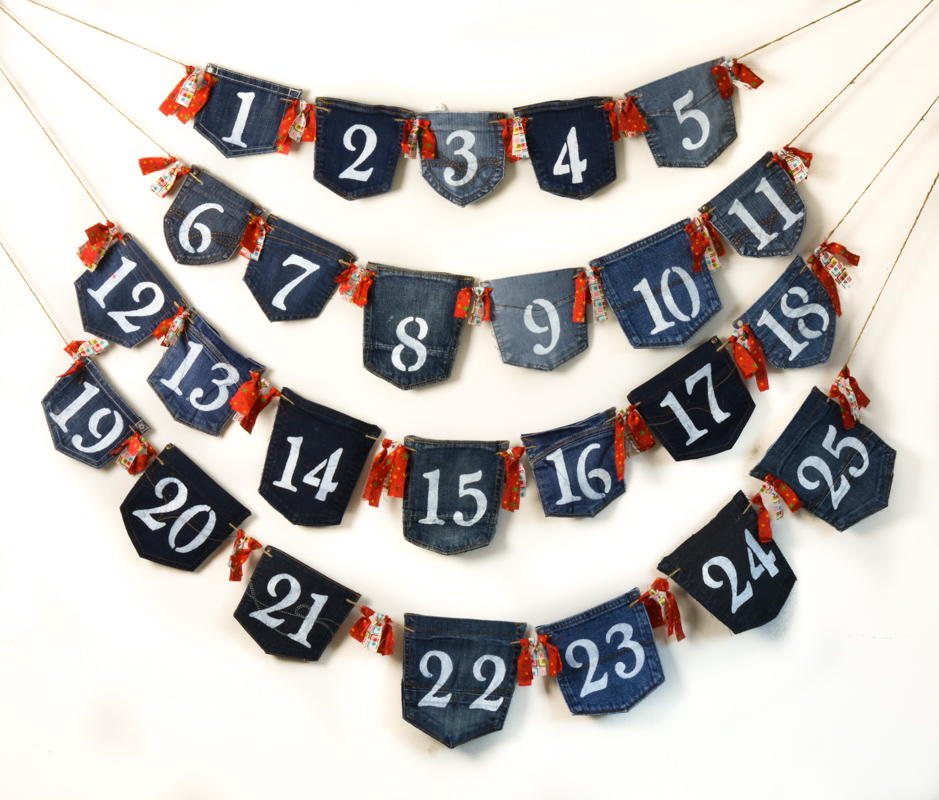 Denim Advent Calendar | AllFreeSewing.com