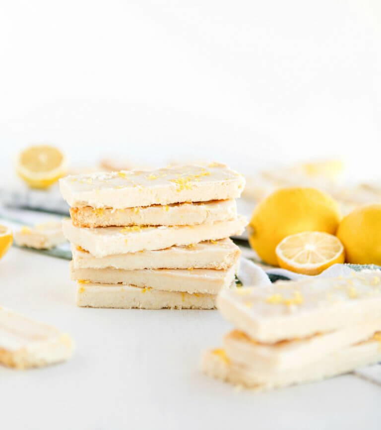 English Lemon Shortbread Cookies | RecipeLion.com